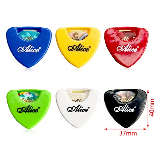 Guitar Pick Holder Plastic Plectrum Case Mediator Storage Self Adhes-,x ...
