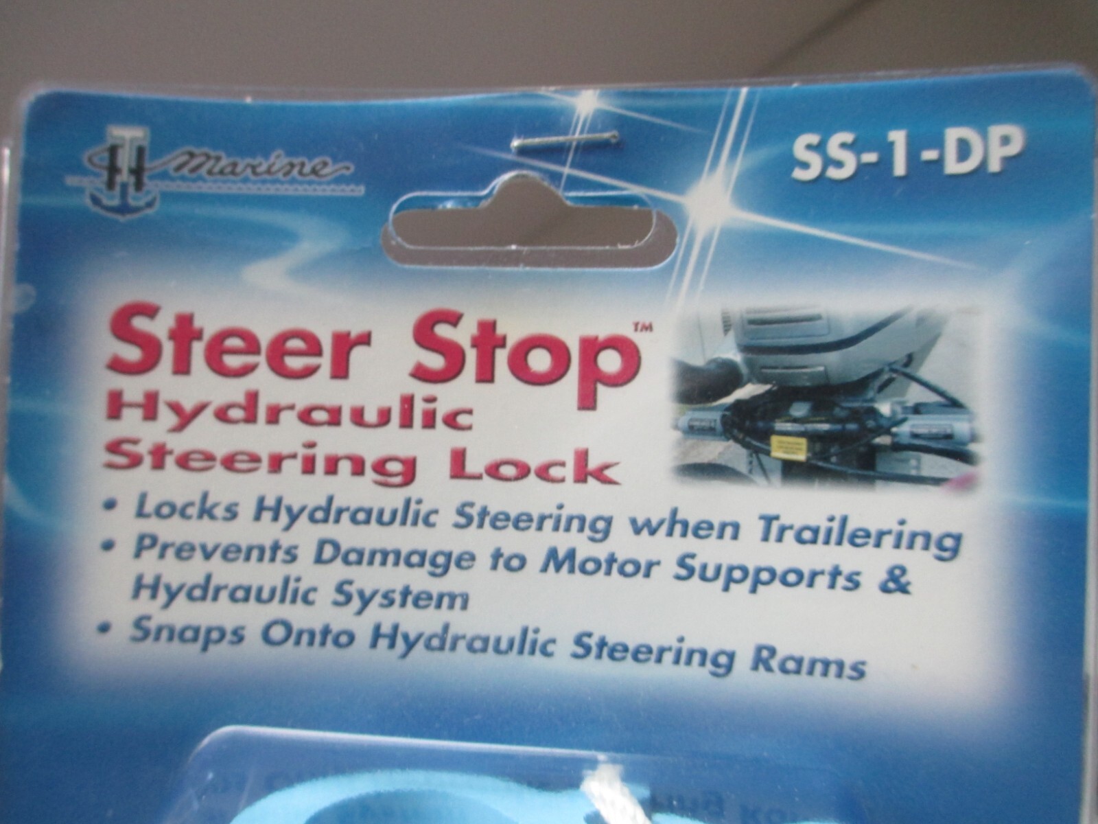 T-h Marine 4" Steer Stop OUTBOARD Hydraulic Steering Trailering Lock ...