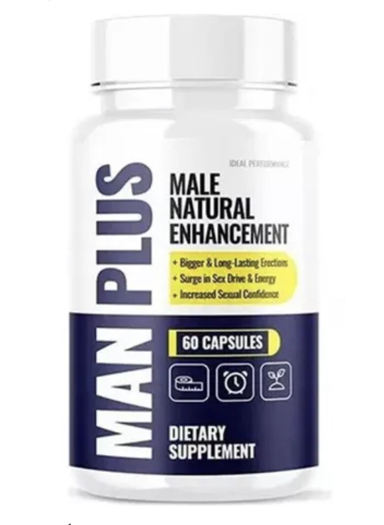 Man Plus - Male Natural Enhancement - (60 Capsules) - 1 Month Supply ...