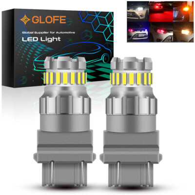 LED Turn Signal Backup Reverse Brake Tail Light Bulbs 3157 3057 T25 ...