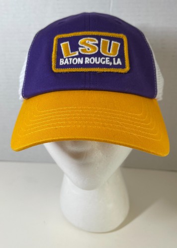 LSU Baton Rouge LA Ball Cap by Captivating Adjustable White w/purple ...
