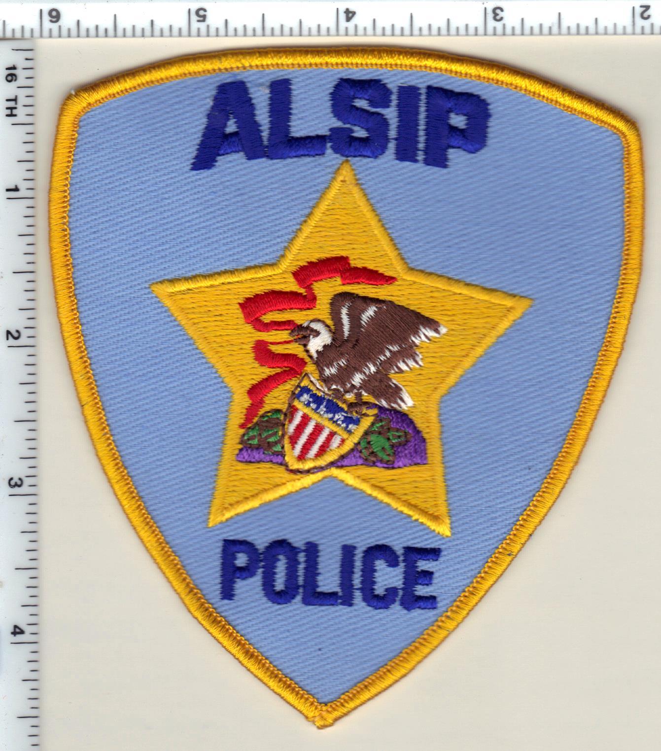 Alsip Police (Illinois) Shoulder Patch - new from 1991 | eBay