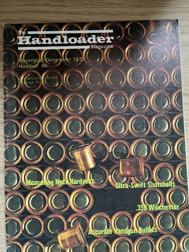 HANDLOADER AMMUNITION RELOADING JOURNAL - NOV - DEC 1973 | eBay