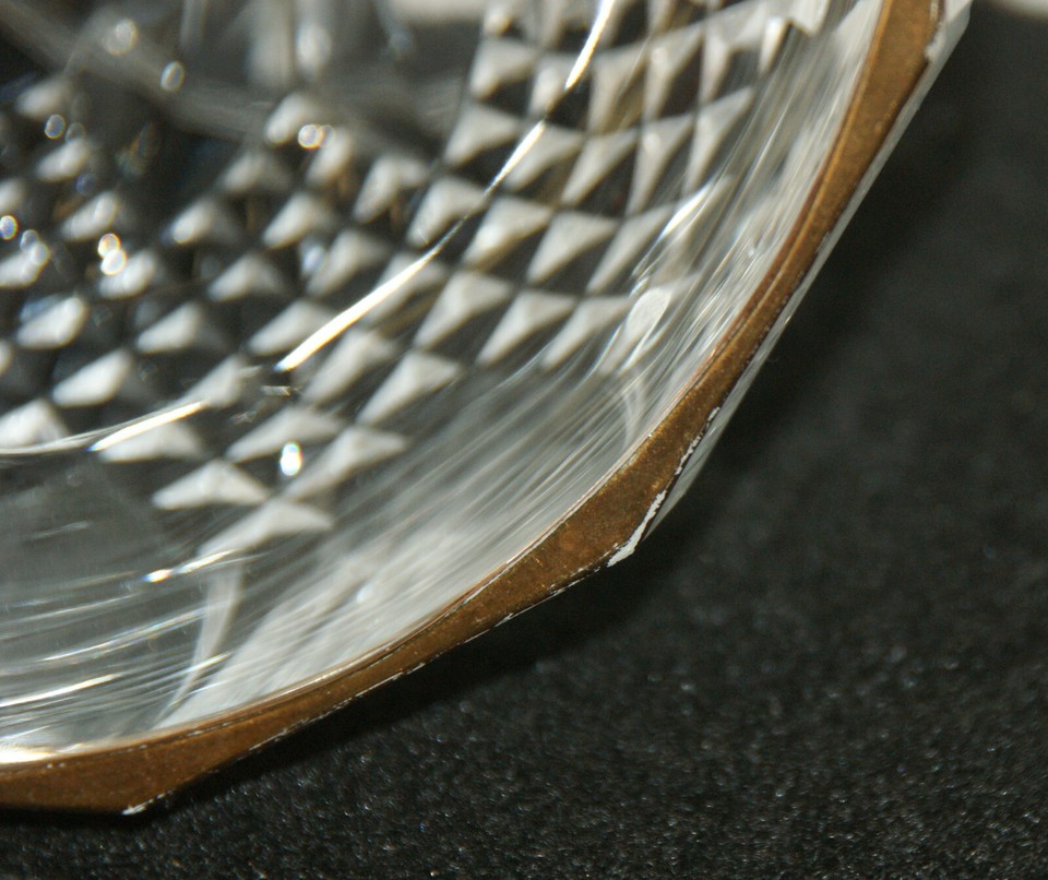 Cristallerie D'Arques Lead Crystal Pedestal Bowl ( Longchamp Pattern ...