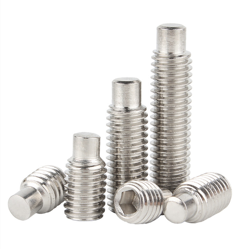 1/50pc M3-M16 Hex Hexagon Socket Set Screw With Dog Point Convex End ...