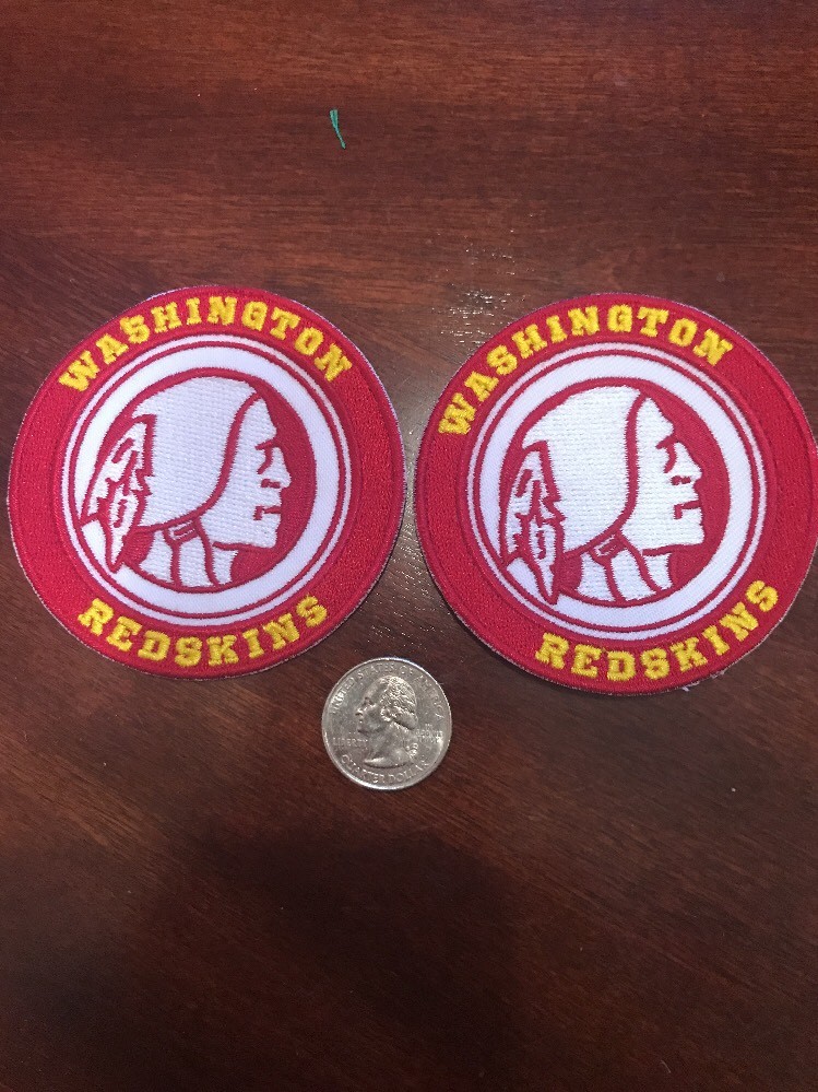 (2) Washington Redskins & Washington embroidered iron on patch Patches ...