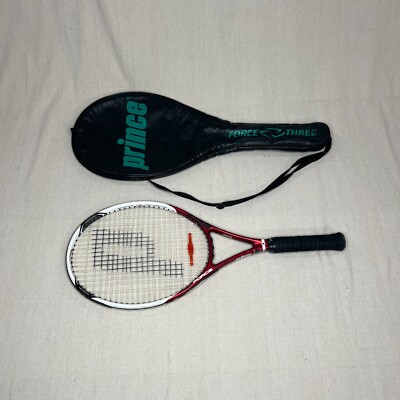 prince tennis racquet adult force 3 Red Lumina titanium oversized ...