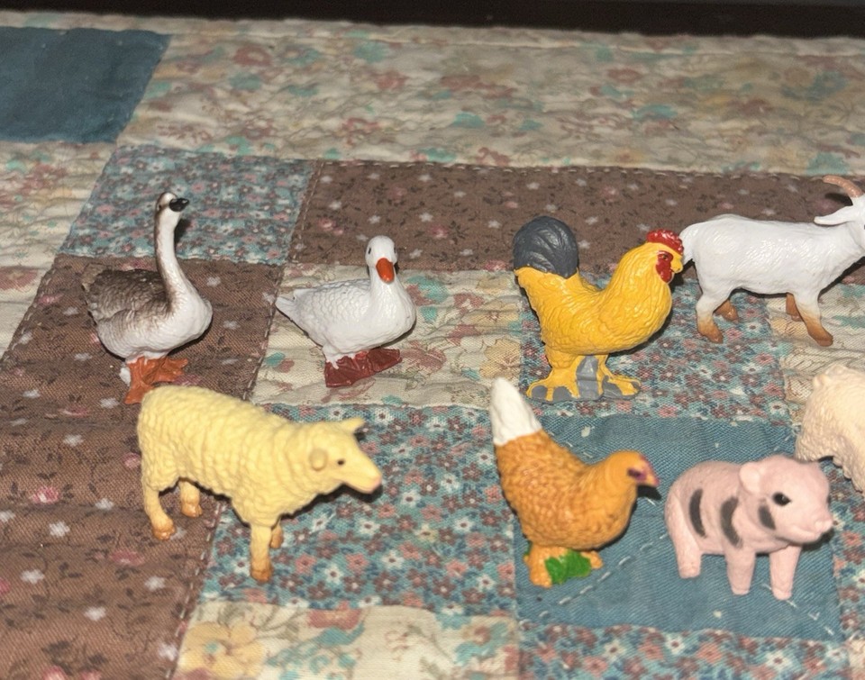 Vintage Louis Marx Tin Farm Set.Barn & Silo. Newly Found Animals ...