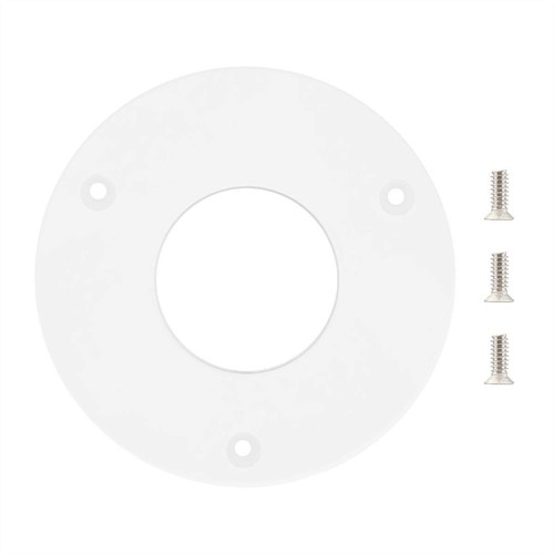 Dia 2-1/2" Router Base Plate, Clear Acrylic w/Multiple Predrilled Holes ...