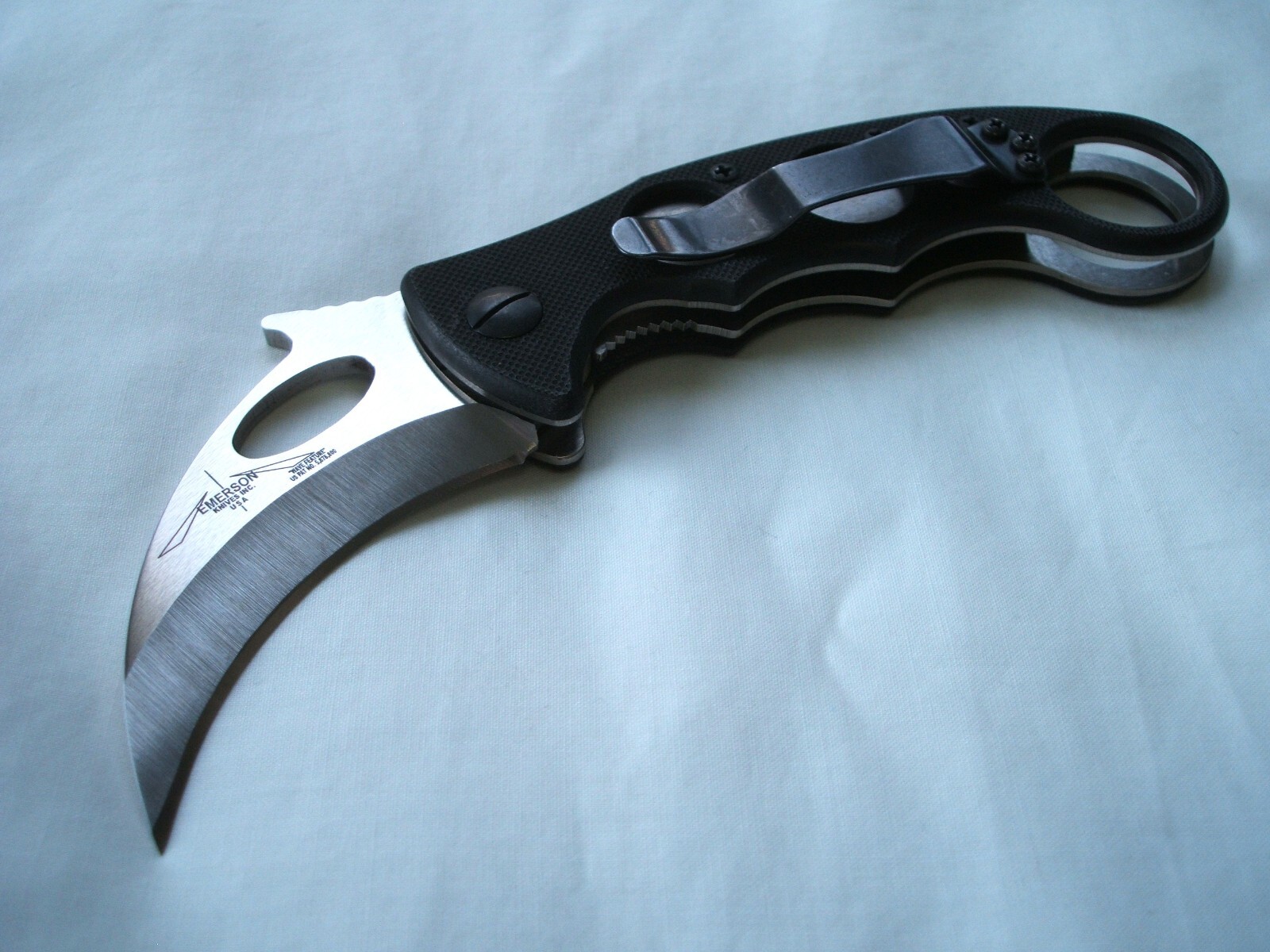 EXTREMELY RARE Vintage Emerson knives, The first Karambit Un-marked ...