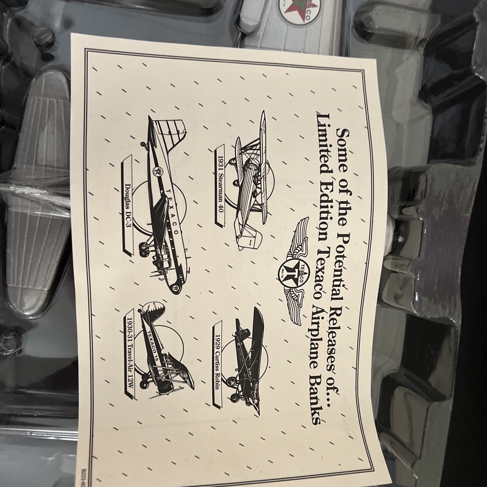 Vintage Wings of Texaco 1932 Northrop Gamma Plane Bank, 2nd in Series ...