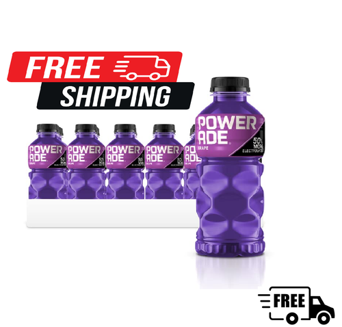 POWERADE Sports Drink Grape, 20 Ounce (Pack of 24) FREE SHIPPING | eBay