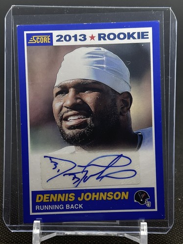Dennis Johnson 2013 Panini Score 25th Anniversary Auto Rookie Autograph | eBay