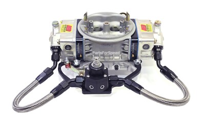 Fuel Pressure Regulator, Bracket, Holley Carburetor Braided Fuel Lines ...