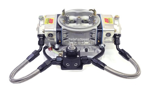 Fuel Pressure Regulator, Bracket, Holley Carburetor Braided Fuel Lines ...