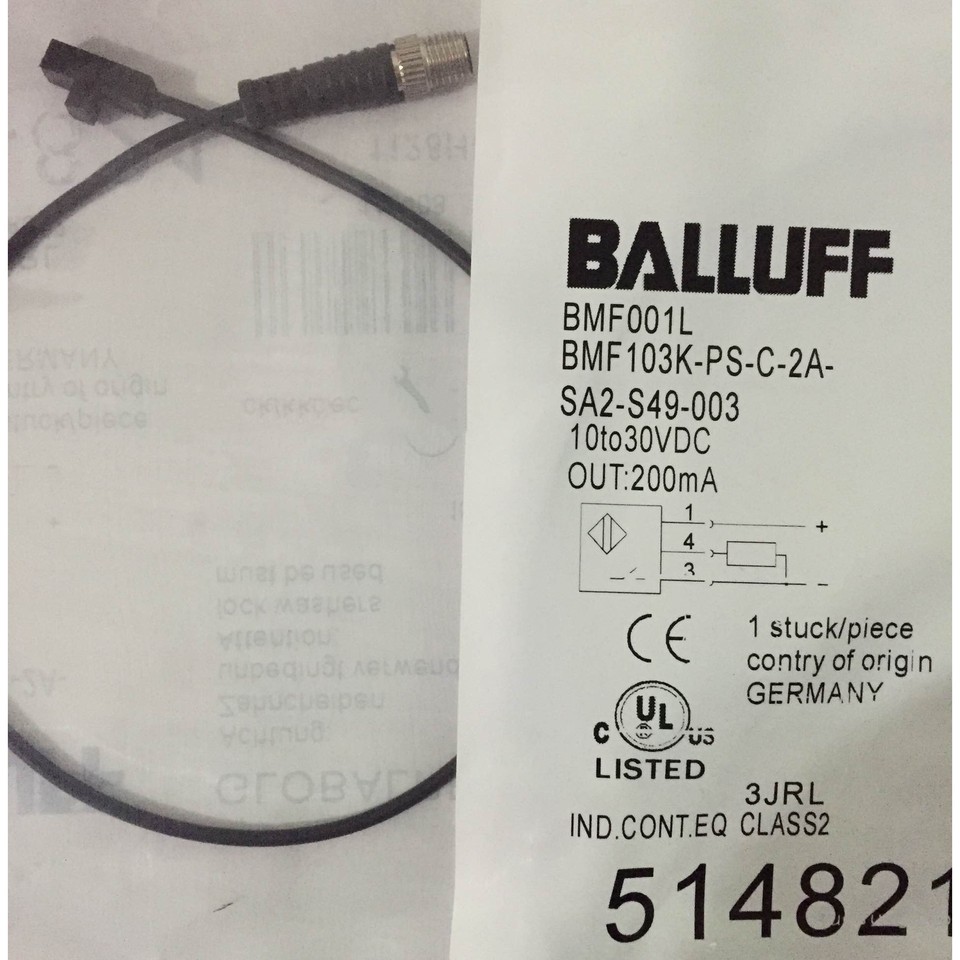 ONE New balluff BMF 103K-PS-C-2A-SA2-S49-00,3 Proximity sensor FREE ...
