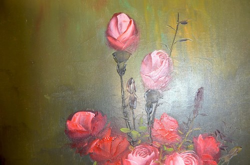 Original Framed OIL PAINTING BY ANN JULIA RANT Floral | eBay