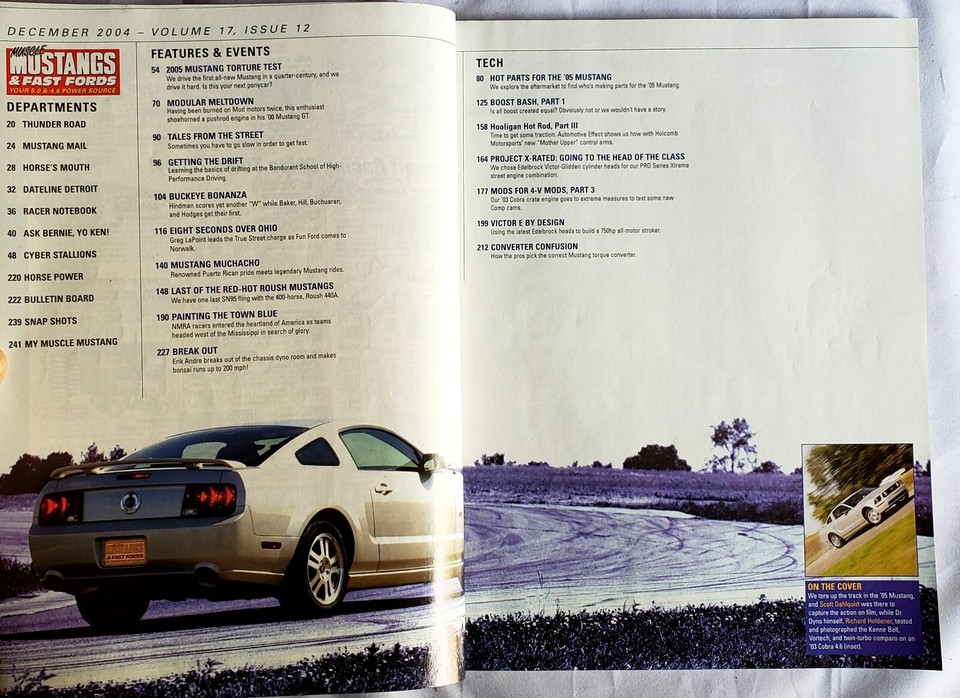Muscle Mustangs & Fast Fords - 2004 Dec - Auto Car Performance Magazine ...