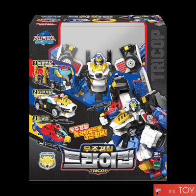 Miniforce Animal Tron TRICOP Space Police 3-Integration Transforming ...