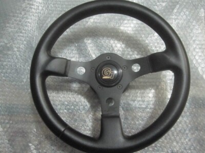 GT GRANT STEERING WHEEL13' BLACK 3 SPOKE | eBay