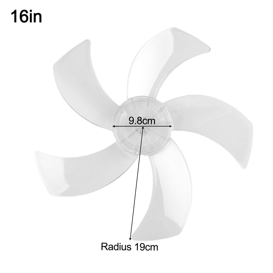 Stand Fan Blade 5 Leaves Fan Blade Office Use High Temperature ...