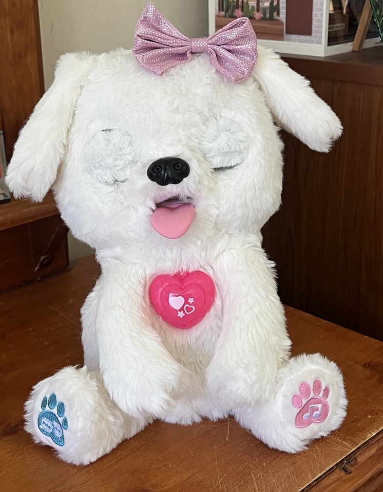 Vtech Kosy the Kissing Puppy - Interactive Soft Plush Dog, Kidifriends ...