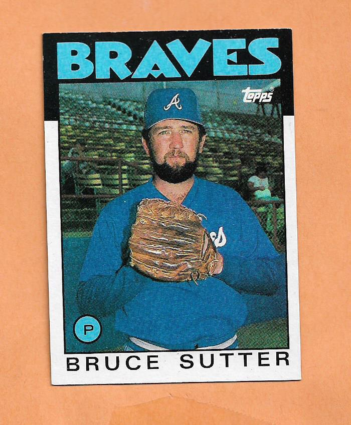 BRUCE SUTTER BRAVES TOPPS 1986 CARD # 620 | eBay