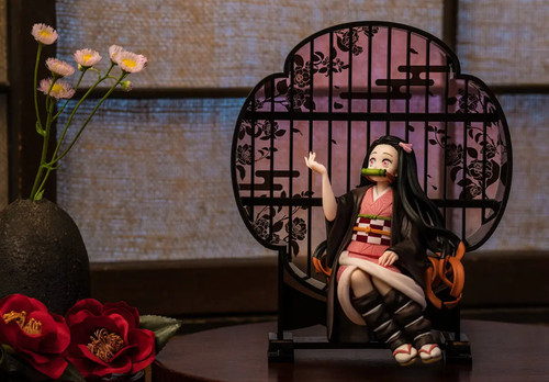 Demon Slayer figure Nezuko Kamado LAYER SCAPE figure Ichiban Kuji B BANDAI JP | eBay