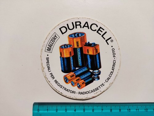 Duracell Mallory Stamp 80s Original Sticker | eBay