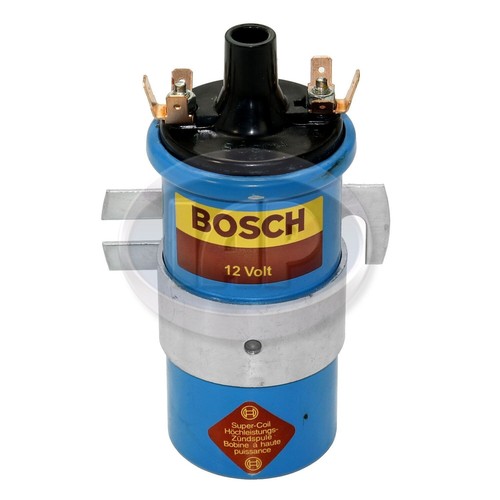 BOSCH 12V IGNITION COIL W/ BRACKET VOLKSWAGEN T1 BUG SUPER T2 BUS 1967 ...