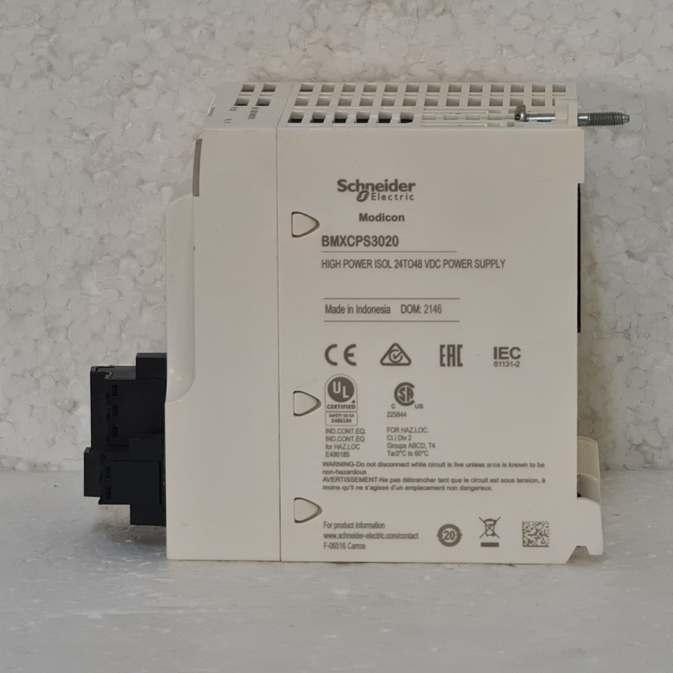Schneider BMXCPS3020 HIGH POWER ISOL 24TO48 VDC POWER SUPPLY | eBay
