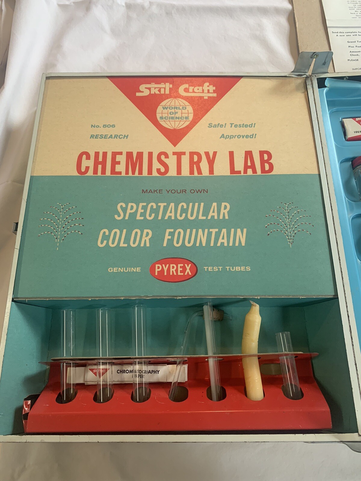 Original Vintage 1955 World of Science By Skil Craft Chemistry Lab | eBay