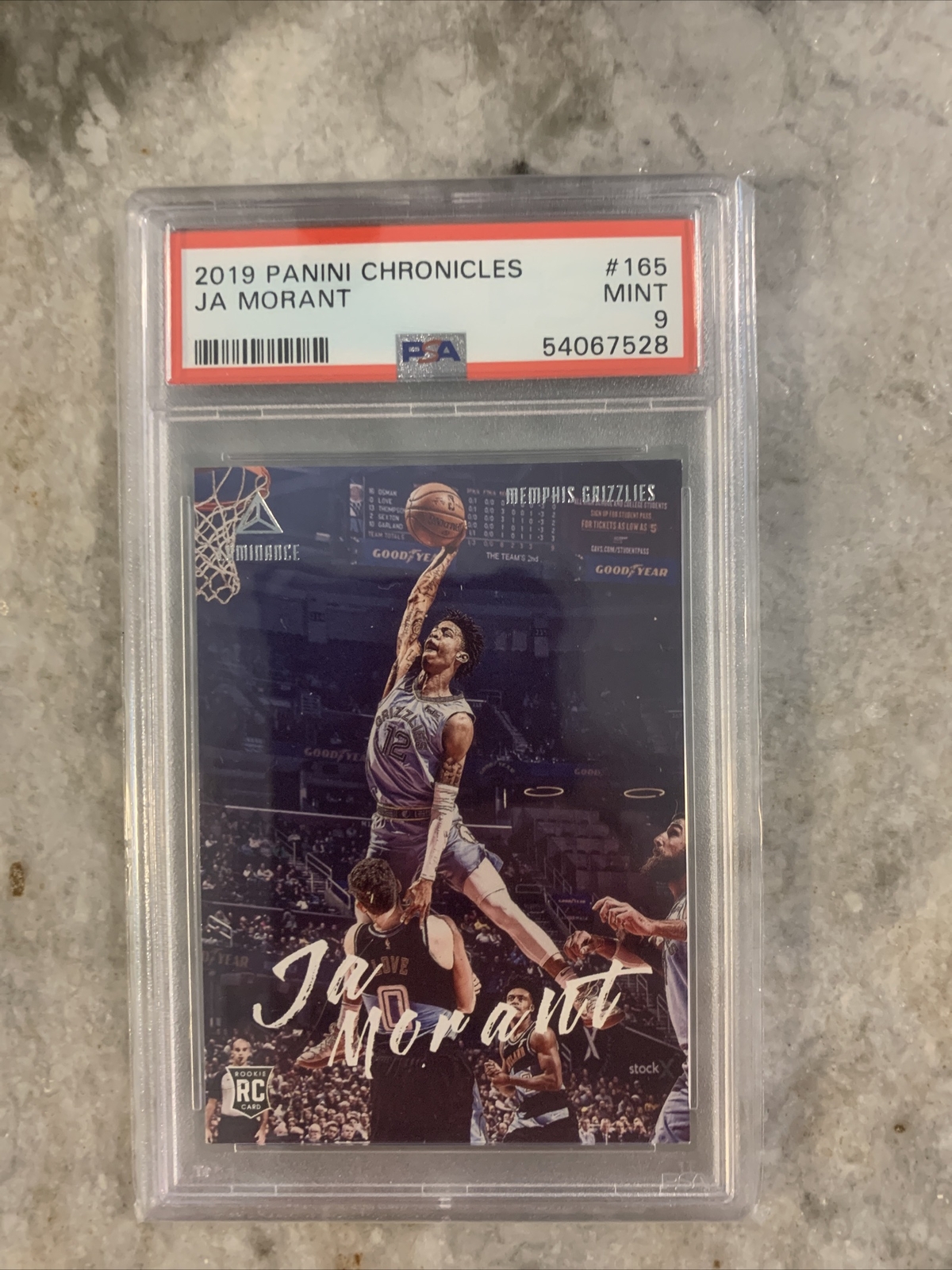 ja morant rookie card No. 165 psa 9 Luminance Dunk | eBay