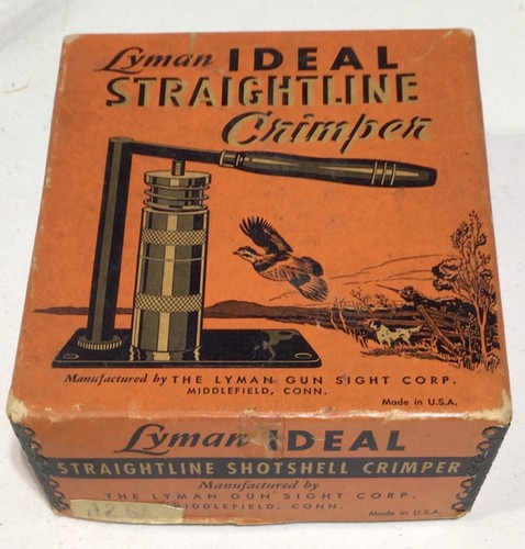 Vintage Lyman Straight Line Crimper, in Original Box w/Instructions! | eBay