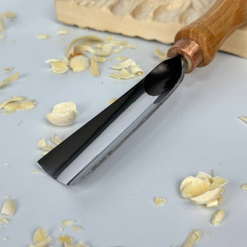 Straight Gouge 30mm (1,2") Sweep 8, STRYI for Relif Carving ...