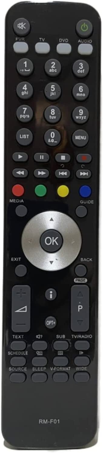RM-F01 REMOTE CONTROL FOR HUMAX HDR FREESAT BOX HD-FOX T2 FOXSAT ...