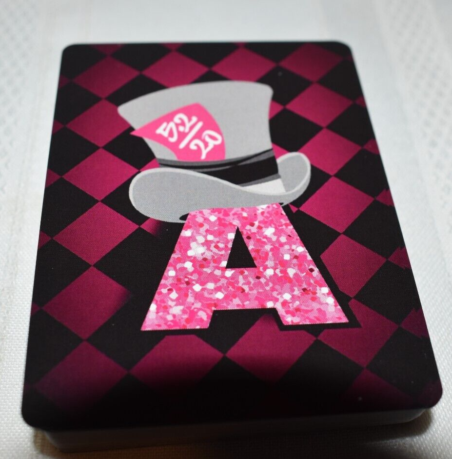 Mad Hatter Alice in Wonderland Playing Cards Shuffled Ink | eBay