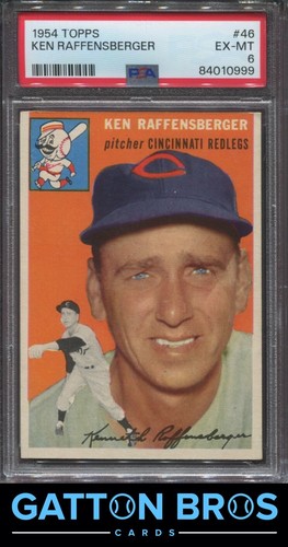 1954 Topps Ken Raffensberger #46 PSA 6 EX-MT | eBay