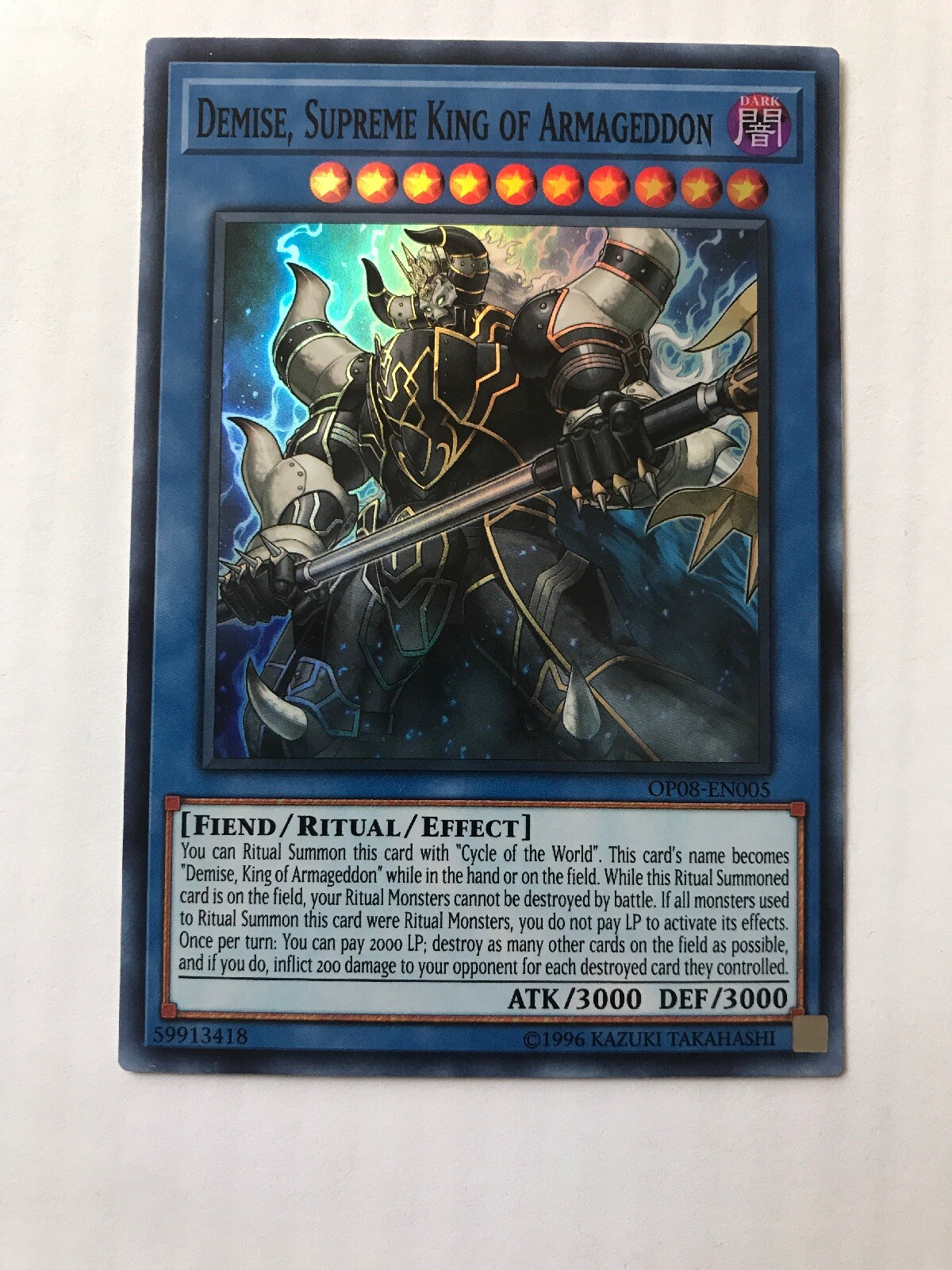 Yugioh Demise King Of Armageddon