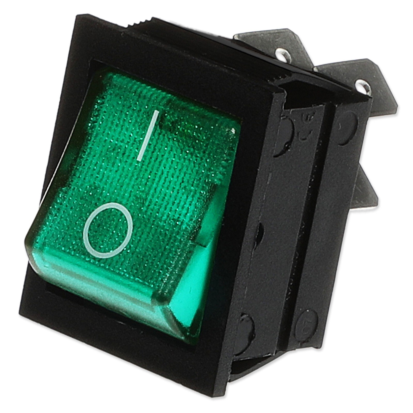 LINCAT SW57 GREEN NEON ROCKER SWITCH ON / OFF 27mm x 22mm PIZZA OVENS ...
