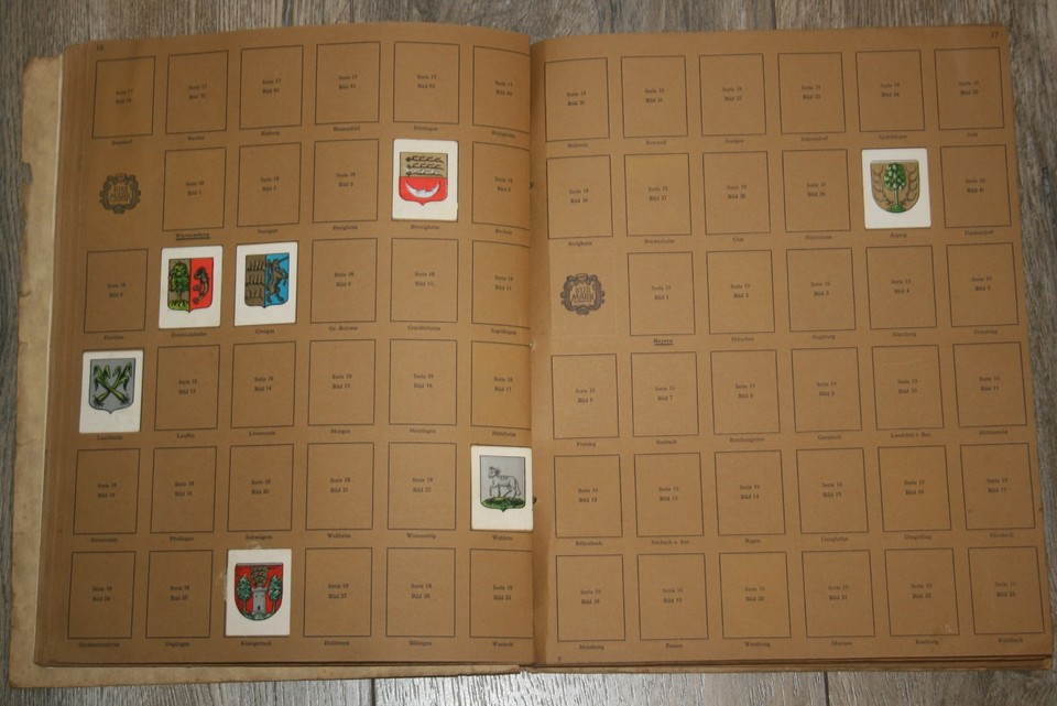 Sammelbilderalbum, Kurmark Cigaretten Wappenschau | eBay