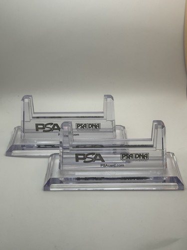 PSA GRADED ACRYLIC DISPLAY STAND FOR PSA SLABS WITH LOGO (2x) | eBay