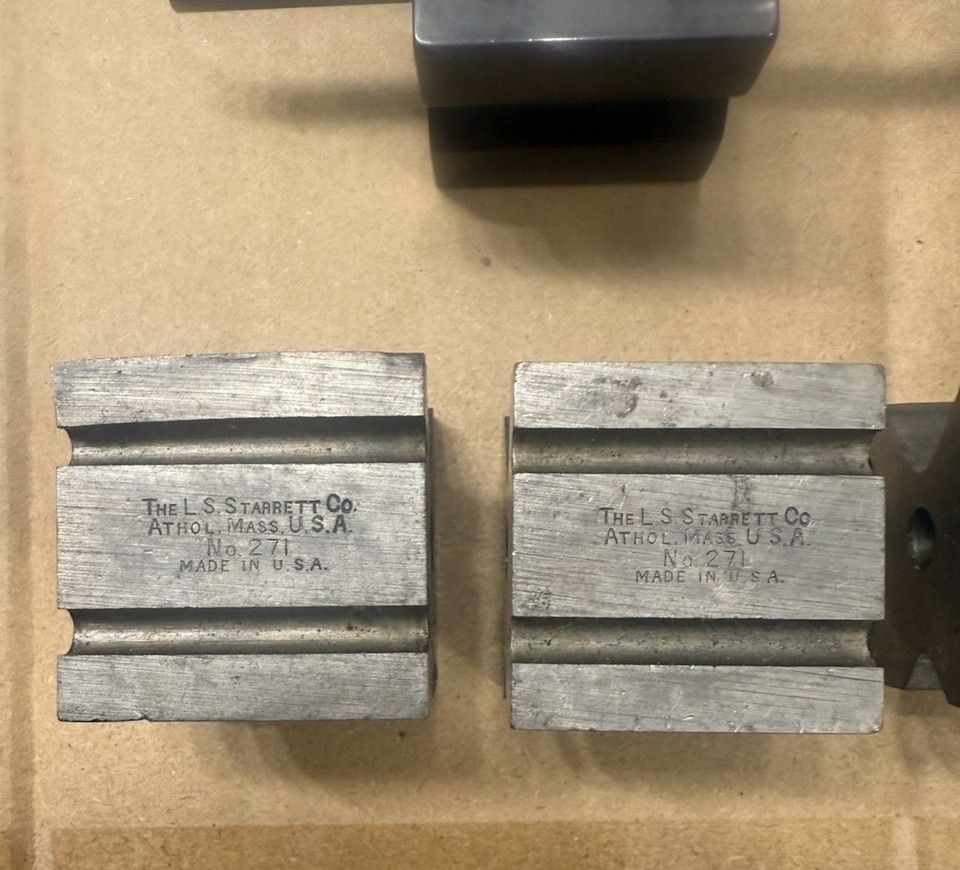 Starrett Machinist V Blocks 6 Pieces/ 3 Sets / 1 Barely Used See ...