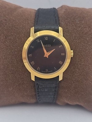Gucci 2200L 25mm Black Dial Swiss Made Quartz Women's Wristwatch | eBay