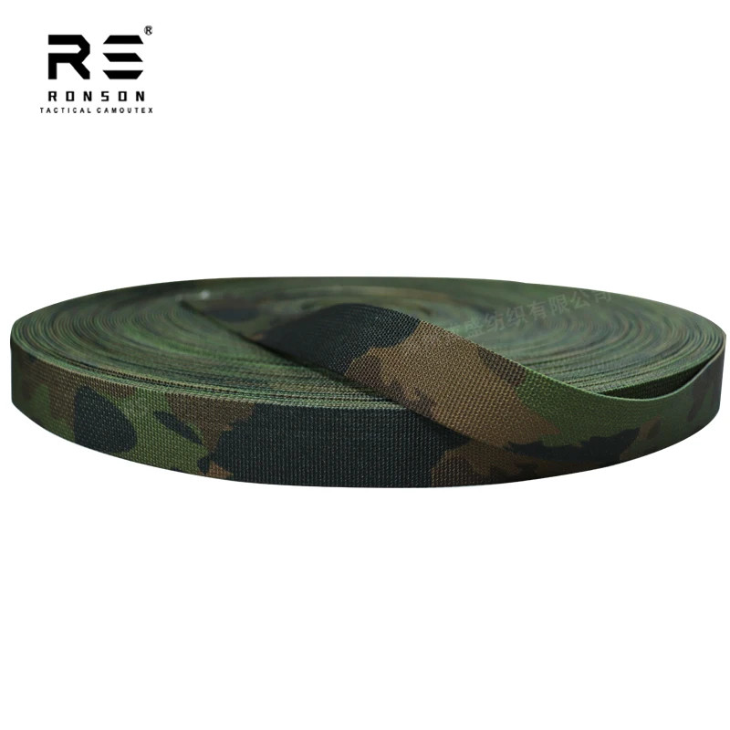 Switzerland TAZ16 SWISS Camo 10cm Hook Loop wool surface strap / 2.5CM ...