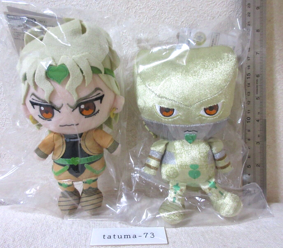 JoJo's Bizarre Adventure Chibi Plush Doll toy DIO & The World Stand Set ...