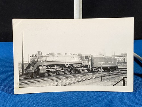 Canadian Pacific Railway Steam Locomotive 2400 Vintage Photo | eBay
