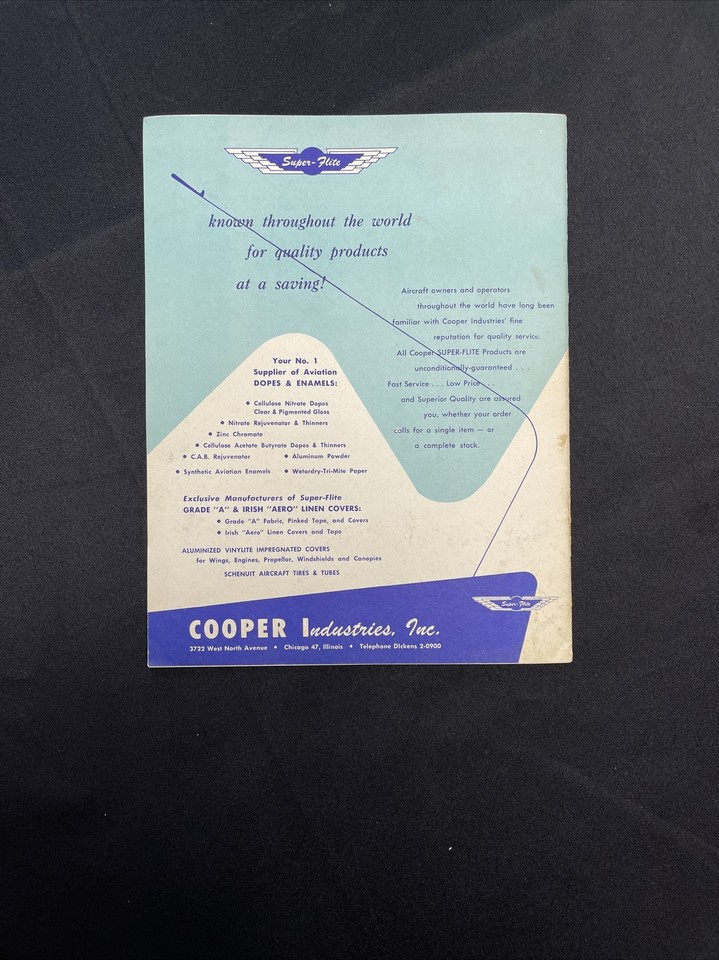1955 Procedures Manual for Aircraft Dope And Fabric Application ...