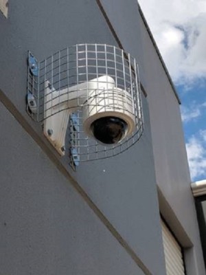 CCTV DOME SECURITY SYSTEM CAMERA LIGHT PROTECTION CAGE | eBay