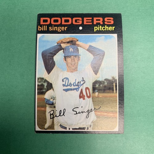 1971 Topps Bill Singer # 145 Los Angeles Dodgers Baseball Card LA | eBay
